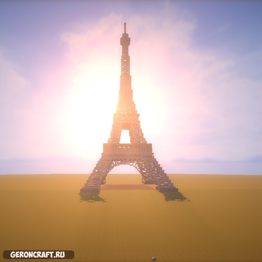 Minecraft — Global Monuments — Eiffel Tower [1.21.11] [1.19.4] [1.9.4 ...