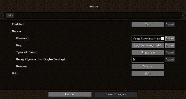Command Macros [1.20.4] [1.19.4] [1.18.2] [1.17.1] [1.16.5] / Макросы ...