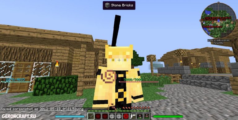 Naruto Final Destiny [1.7.10] / Аниме Моды на Майнкрафт / Geroncraft