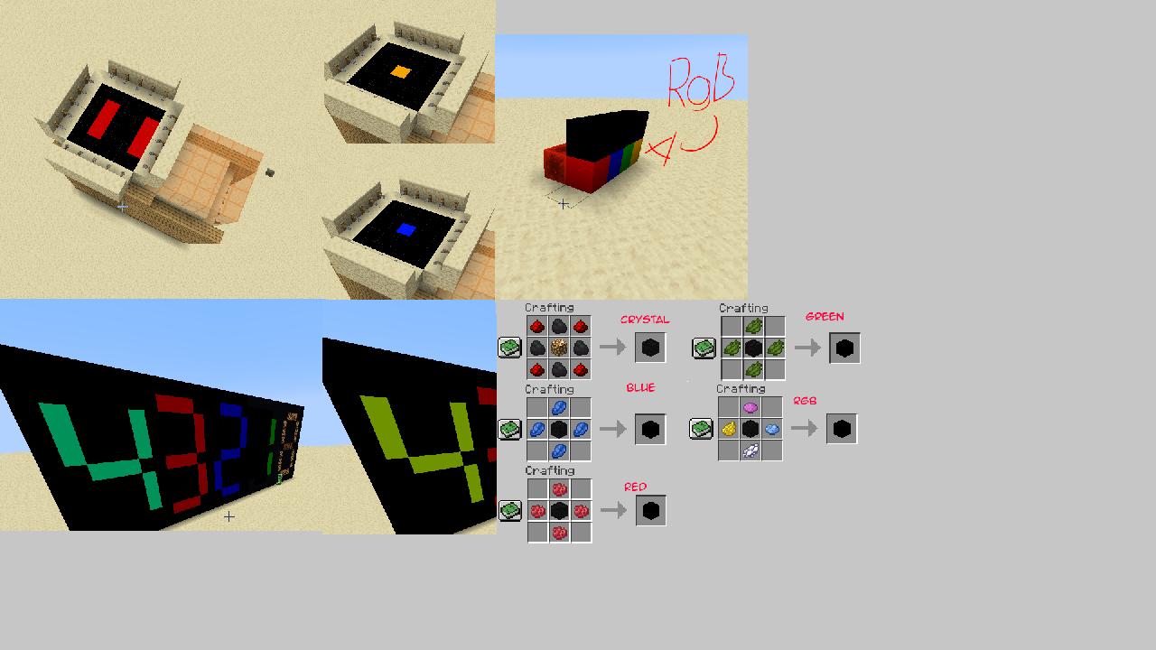 Redstone Color Lamps [1.14.4] / Моды на Майнкрафт / Geroncraft