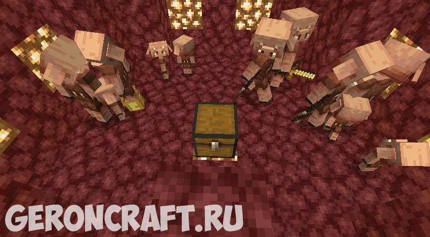 Piglin Tweaks Mod [1.18.2] [1.16.5] / Моды на Майнкрафт / Geroncraft