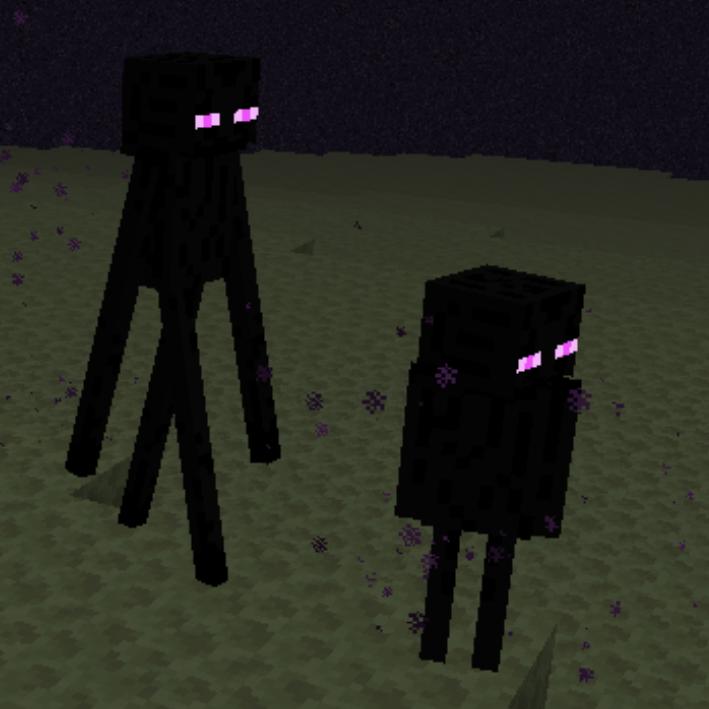 Small Endermen [1.16.5] / Моды на Майнкрафт / Geroncraft