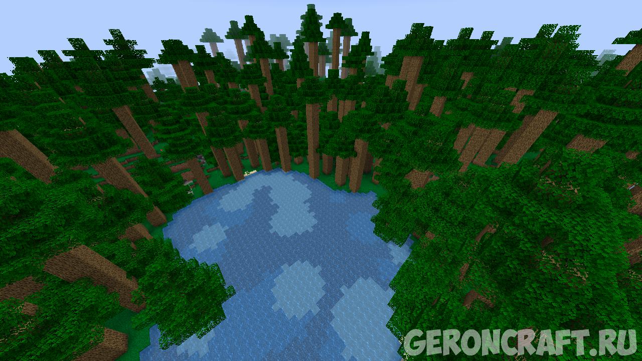 Dense Forests [1.16.5] / Моды на Майнкрафт / Geroncraft