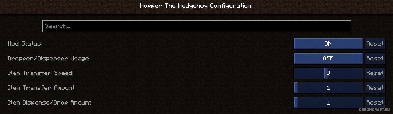 Hopper The Hedgehog (Faster HoppersDispensers) [26.1.2] [1.21.11] [1.20 ...