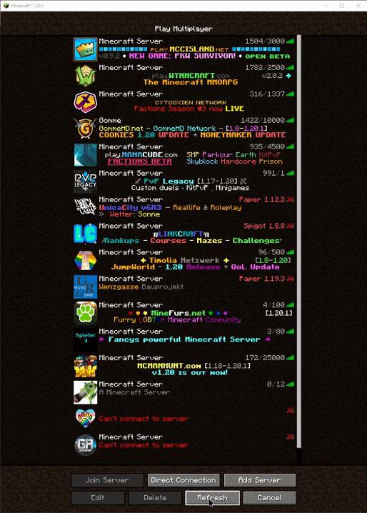 Server Pinger Fixer [1.21.11] [1.20.6] [1.19.4] [1.18.2] / Лучшие Моды ...