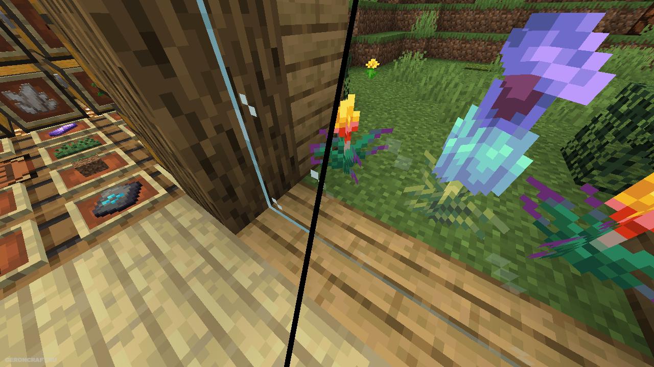 Translucent Glass [1.21.8] / Моды на Майнкрафт / Geroncraft