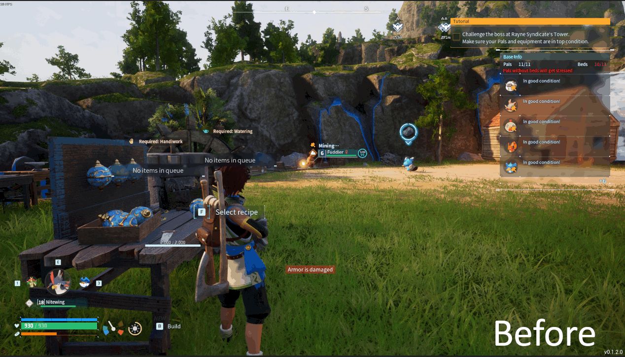 Toggle HUD Mod / Palworld / Geroncraft