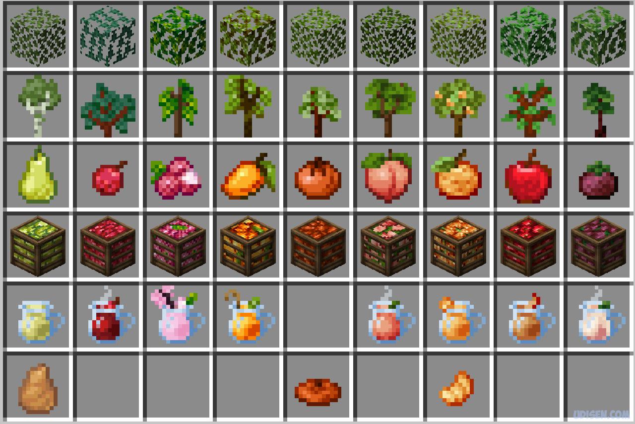 Fruits Delight [1.21.1] [1.19.4] / Моды на Майнкрафт / Geroncraft