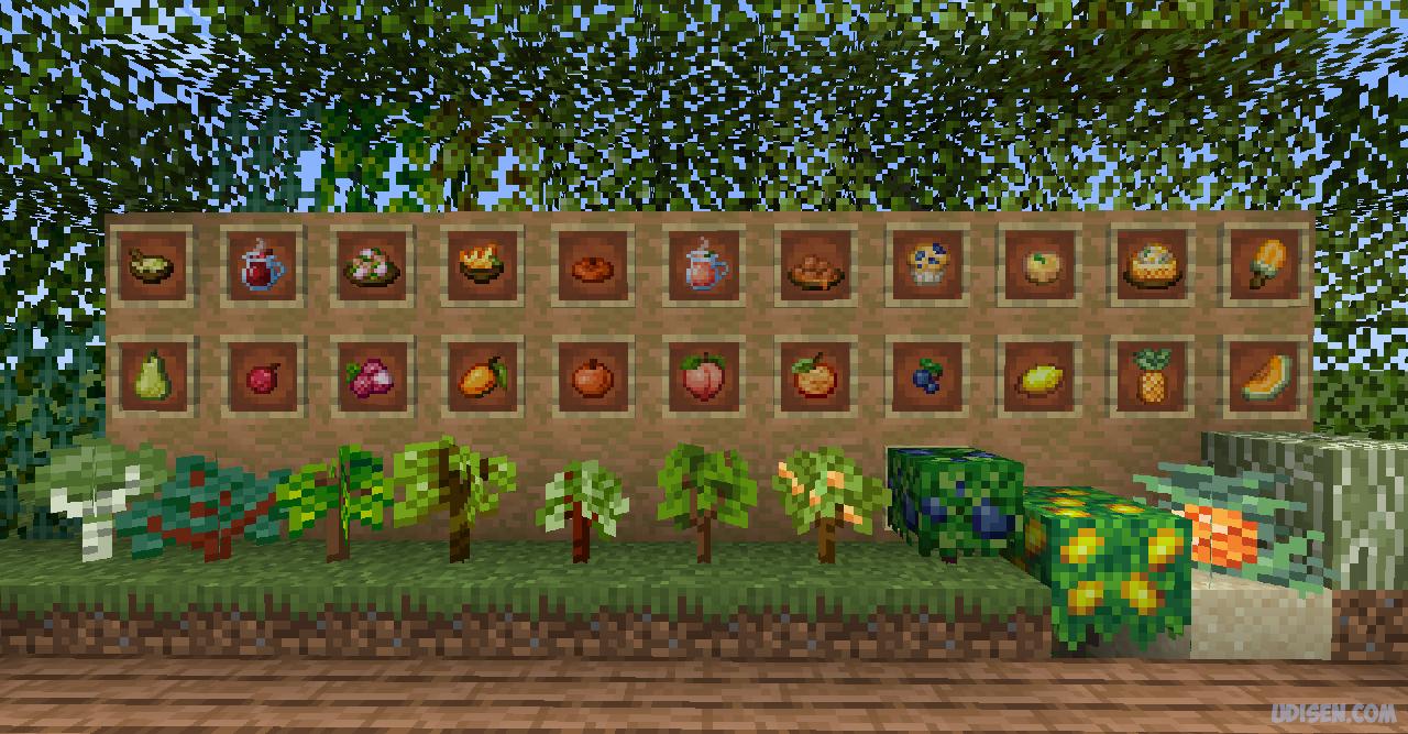 Fruits Delight [1.21.1] [1.19.4] / Моды на Майнкрафт / Geroncraft
