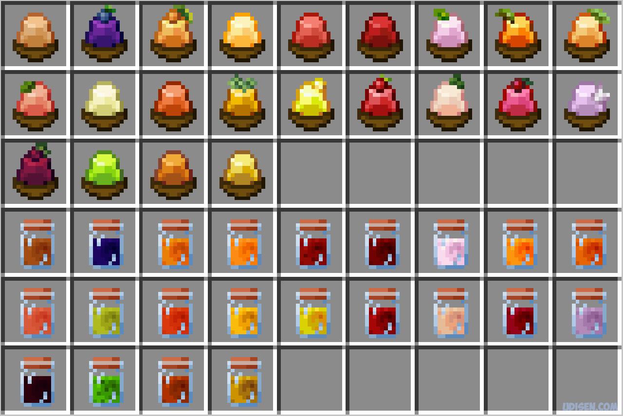 Fruits Delight [1.21.1] [1.19.4] / Моды на Майнкрафт / Geroncraft