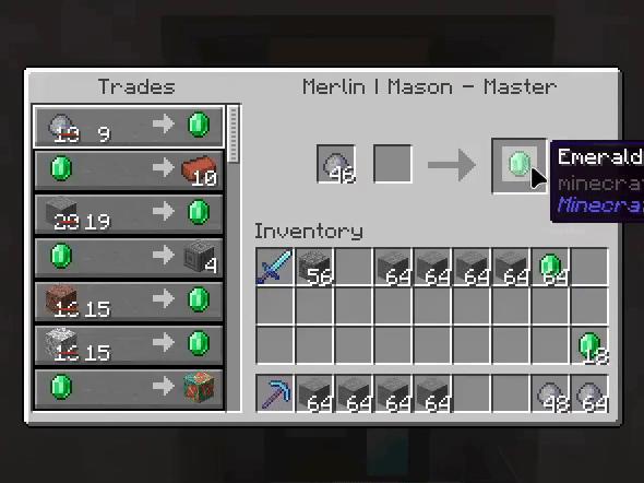Bulk Villager Trading [1.20.6] / Моды на Майнкрафт / Geroncraft