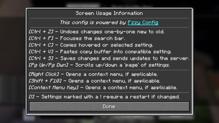 Fzzy Config [26.1.2] [1.21.11] [1.20.6] / Моды на Майнкрафт / Geroncraft